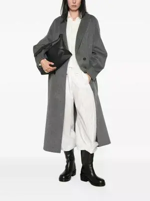 LISA YANG Double-breasted Shawl-lapel Coat