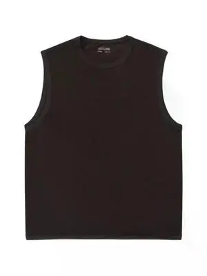 LADY WHITE CO. Boxy-fit Cotton Tank Top - Grey