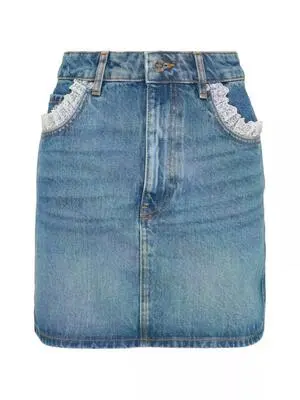 GANNI Skirt In Rigid Denim