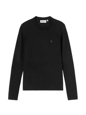 Carhartt Work In Progress Logo Embroidered Long-sleeve T-shirt