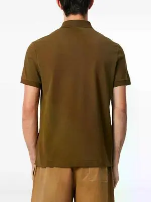 Lacoste Logo-patch Polo Shirt - Brown