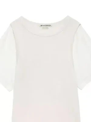 JW Anderson Double-layered Short-sleeve T-shirt - White