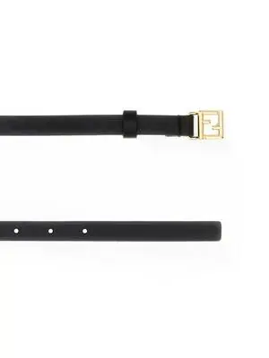 Fendi Ff Buckle Leather Belt