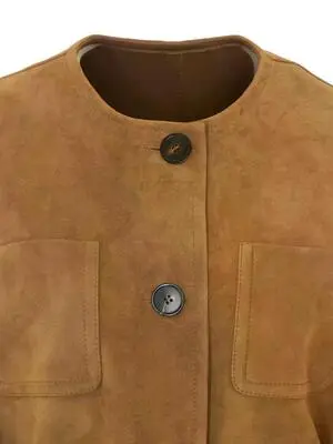 Max Mara Belted Suede Jacket