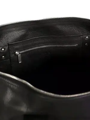 Rick Owens Trolley Leather Shoulder Bag - Black