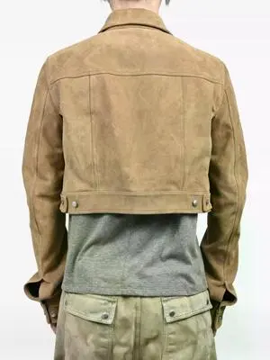 Rick Owens Cropped Suede Jacket
