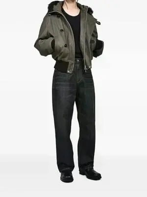 Our Legacy Compel Hooded Leather Jacket