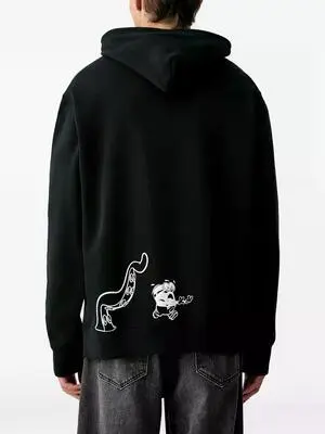 CONVERSE X Minions Logo-print Drawstring Hoodie