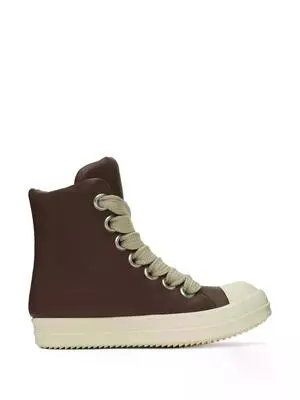 Rick Owens Jumbolace High-top Sneakers - Brown