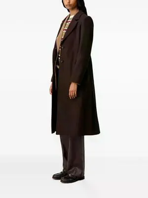 Claudie Pierlot Long Belted Wool Coat