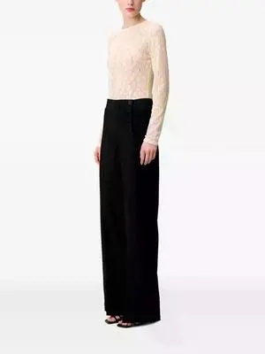 Claudie Pierlot Floral-lace Long-sleeve Top