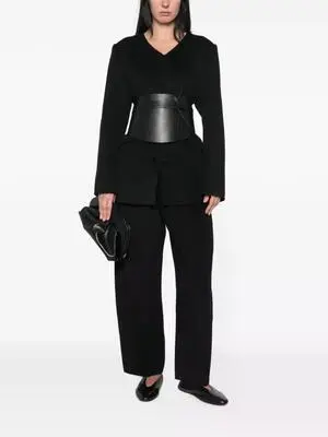 LISA YANG Straight-leg Trousers - Black