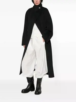 LISA YANG Button-back High-neck Coat - Black