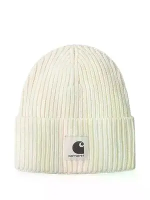 Carhartt Work In Progress Mira Ribbed-knit Beanie Hat - White