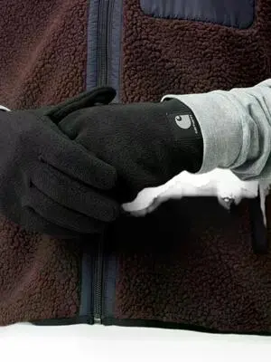Carhartt Work In Progress Blevin Fleece-texture Gloves - Black