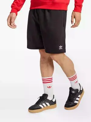 Adidas Trefoil Essentials 7 Inch Fleece Shorts - Black