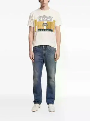 Rhude Trofeo Graphic-print T-shirt - Neutrals