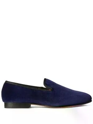 Polo Ralph Lauren Paxton Velvet-finish Loafers - Blue