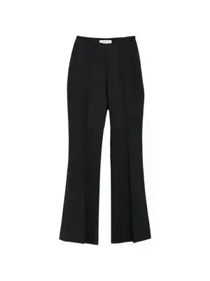 THE FRANKIE SHOP Pintuck Flared Trousers - Black