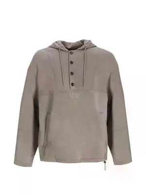 Emporio Armani Button-placket Hoodie