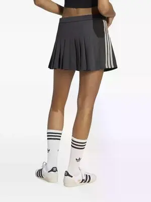 Adidas Pleated Side-stripe Mini Skirt
