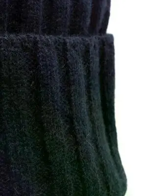 CRUCIANI Ribbed-knit Cashmere Beanie Hat - Blue