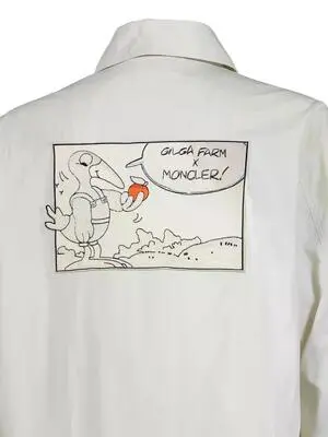 Moncler X Gilga Farm Donald Glover Satsuma Graphic-patch Shirt Jacket