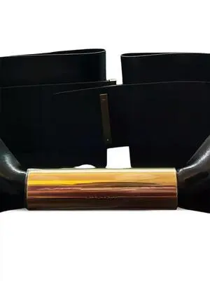 Givenchy Cylindrical Hardware Belt - Black