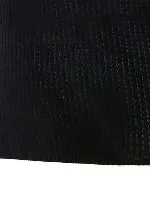 Max Mara Ribbed-knit V-neck Top
