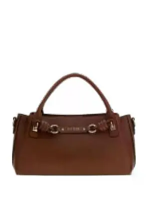 Guess Camelia Buckle-detail Tote Bag - Brown