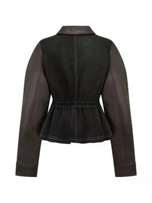 OUDE WAAG Washed Panelled Jacket
