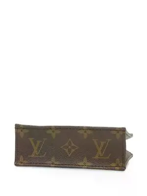 LOUIS VUITTON 2020 Monogram Petit Sac Plat Satchel
