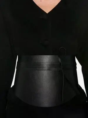 LISA YANG V-neck Single-breasted Coat