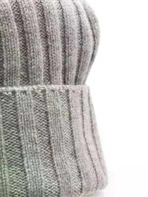 CRUCIANI Ribbed-knit Cashmere Beanie Hat