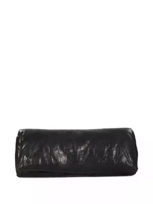 Rick Owens Padded Leather Clutch Bag - Black