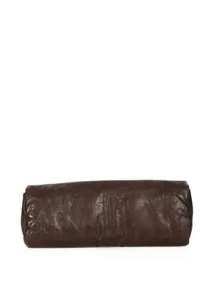 Rick Owens Padded Leather Clutch Bag - Brown