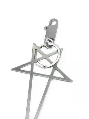 Rick Owens Big Pentagram Keyring