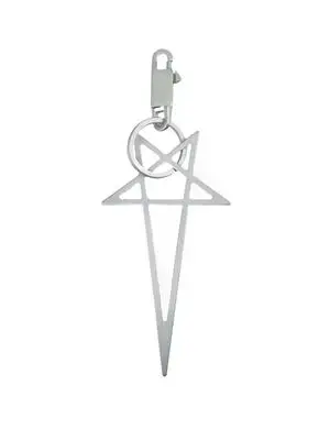 Rick Owens Big Pentagram Keyring
