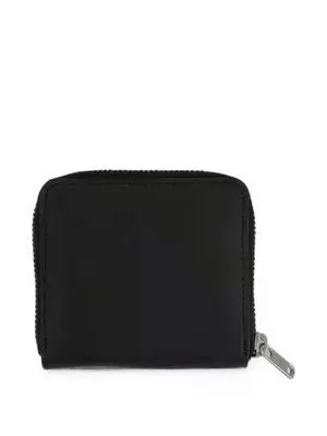 Y3 Logo-debossed Crinkled Leather Wallet