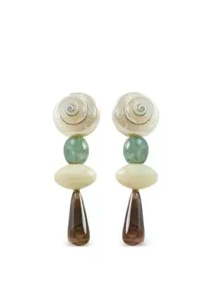 BAOBAB Valle Resin Earrings - Neutrals