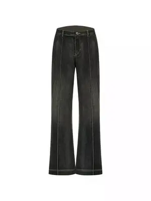OUDE WAAG Deconstructed Washed Jeans - Brown