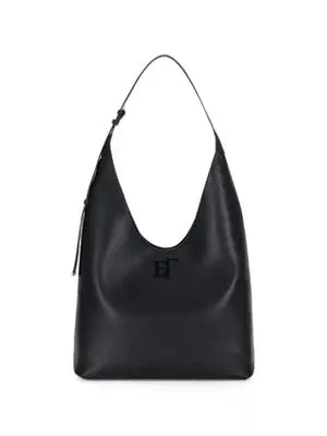 Elisabetta Franchi Large Bag With Logo - Black