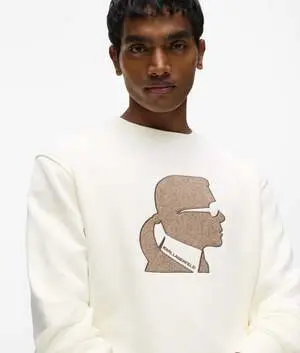 Karl Lagerfeld Kameo Crew Neck Sweatshirt - Champagner