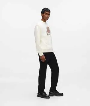 Karl Lagerfeld Kameo Crew Neck Sweatshirt - Champagner