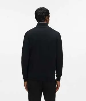 Karl Lagerfeld Wool Zip-up Cardigan