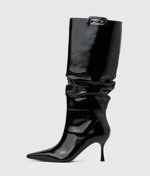 Karl Lagerfeld Klarice Slouch High Boots