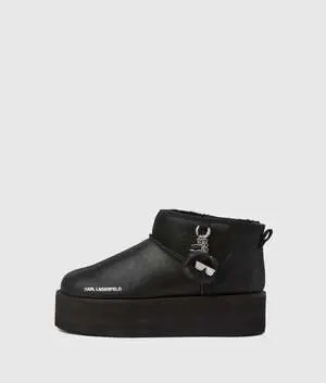 Karl Lagerfeld Ikon Nft Thermo Low Boots - Black
