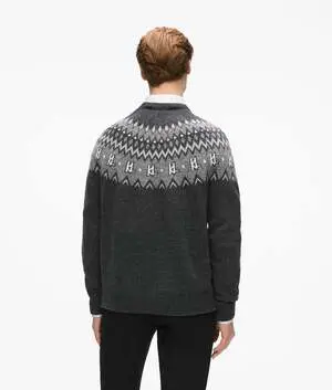 Karl Lagerfeld Norwegian-inspired Crew Neck Sweater