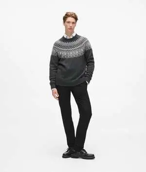 Karl Lagerfeld Norwegian-inspired Crew Neck Sweater