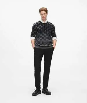 Karl Lagerfeld Gradient Monogram Sweater